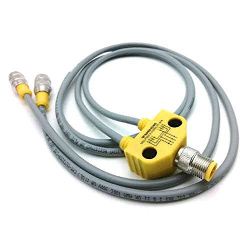 TURCK VB2-FSM 4.4/2RK 4T-1/1 FRONT MOUNT, 4 WIRE, (2X) STRAIGHT FEMALE ...
