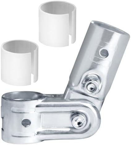eoere 10 Sets Pivot Tee Pipe Fittings Connector T Adjustable Clamp ...