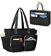 Amazon.com : Prokva File Folder Tote Bag with Handle, Portable Document ...