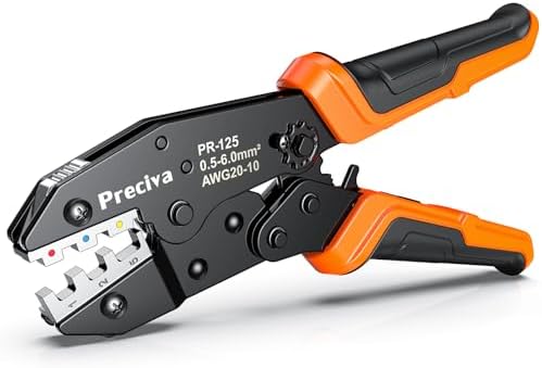 Wirefy Crimping Tool For Insulated Electrical Connectors - Ratcheting ...