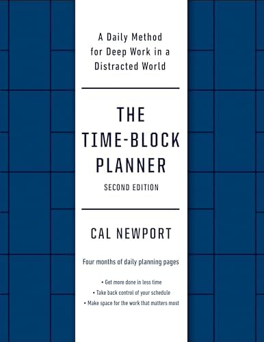 Amazon.com: The Time-Block Planner (Second Edition): A Daily Method for ...