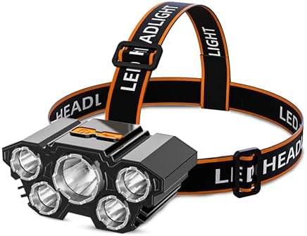 Robustt Premium Rechargeable LED Headlamp - Adjustable Elastic Band ...