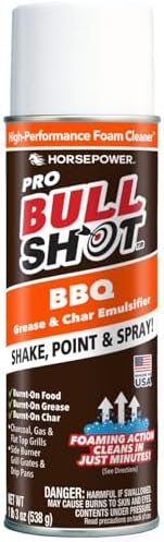 Amazon.com: Bull Shot BBQ Pro, Foaming Grill Cleaner, AS SEEN ON TV ...
