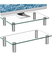 Amazon.com: Zimilar Monitor Stand Riser with Metal Drawer, 3 Height ...