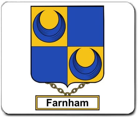 Amazon.com: Farnham Family Crest Coat of Arms Mouse Pad : Office Products