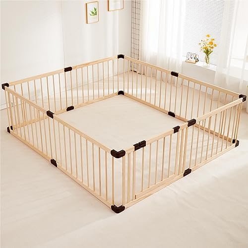 Amazon.com : Wooden Playpen Extra Large for Toddlers and Babies - (8/10 ...