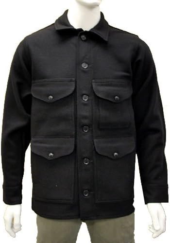 Amazon | (フィルソン)FILSON 10043 シングル マッキーノ クルーザー ウールジャケット Black ブラック [並行輸入 ...