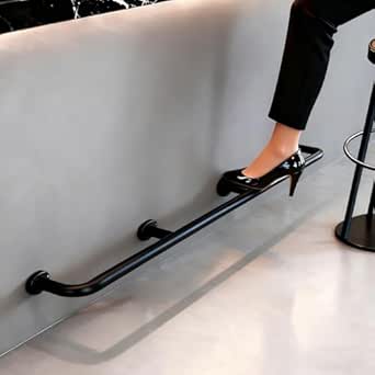 Commercial Bar Foot Rail Kit - Heavy Duty Stainless Steel Wall Mount ...