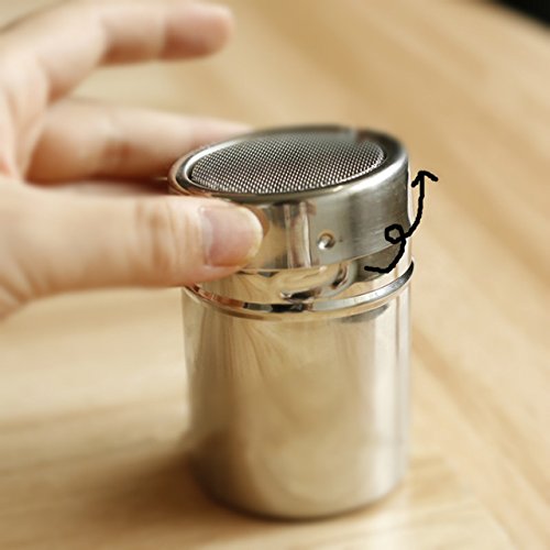 Cake Tools Stainless Steel Powder Sieves Sugar Cocoa Powdered Sieving ...