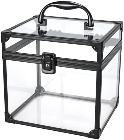 Cosmetic Case, Transparent Make Up Case, Vanity Case, Portable Beauty ...