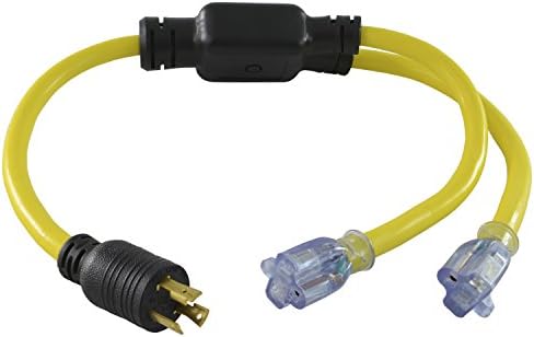 Amazon.com: Conntek YL530520S 30-Amp 125-volt L5-30P Generator Y ...