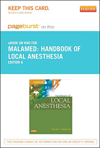 Handbook of Local Anesthesia - Elsevier eBook on Intel Education Study ...