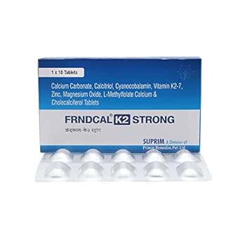 FRNDCAL K2 STRONG - Strip of 10 Tablets : Amazon.in: Health & Personal Care