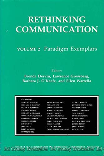 Buy Rethinking Communication: Paradigm Exemplars Book Online at Low Prices in India | Rethinking ...