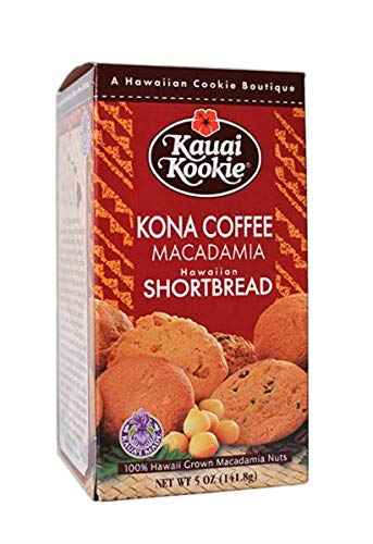 Amazon.com: Hawaii Kauai Kookies Kona Coffee Macadamia Cookies ...