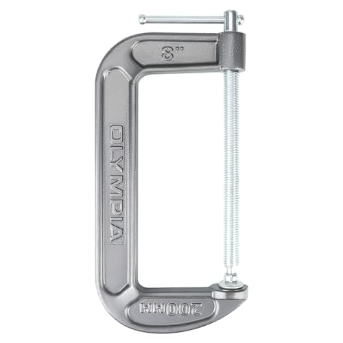 Amazon: Olympia Tools C-Clamp, 8" X 4" (38-148)