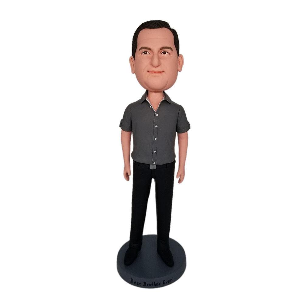 Amazon.com: mydedor Custom Bobble-Heads Figurine Customized Doll, Man ...