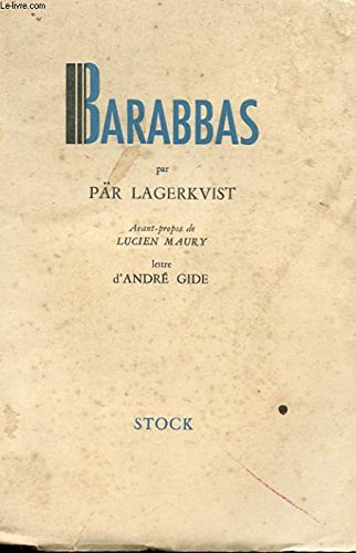 Amazon.com: Barabbas (V -134): Par Lagerkvist, Alan Blair, Andre Gide ...