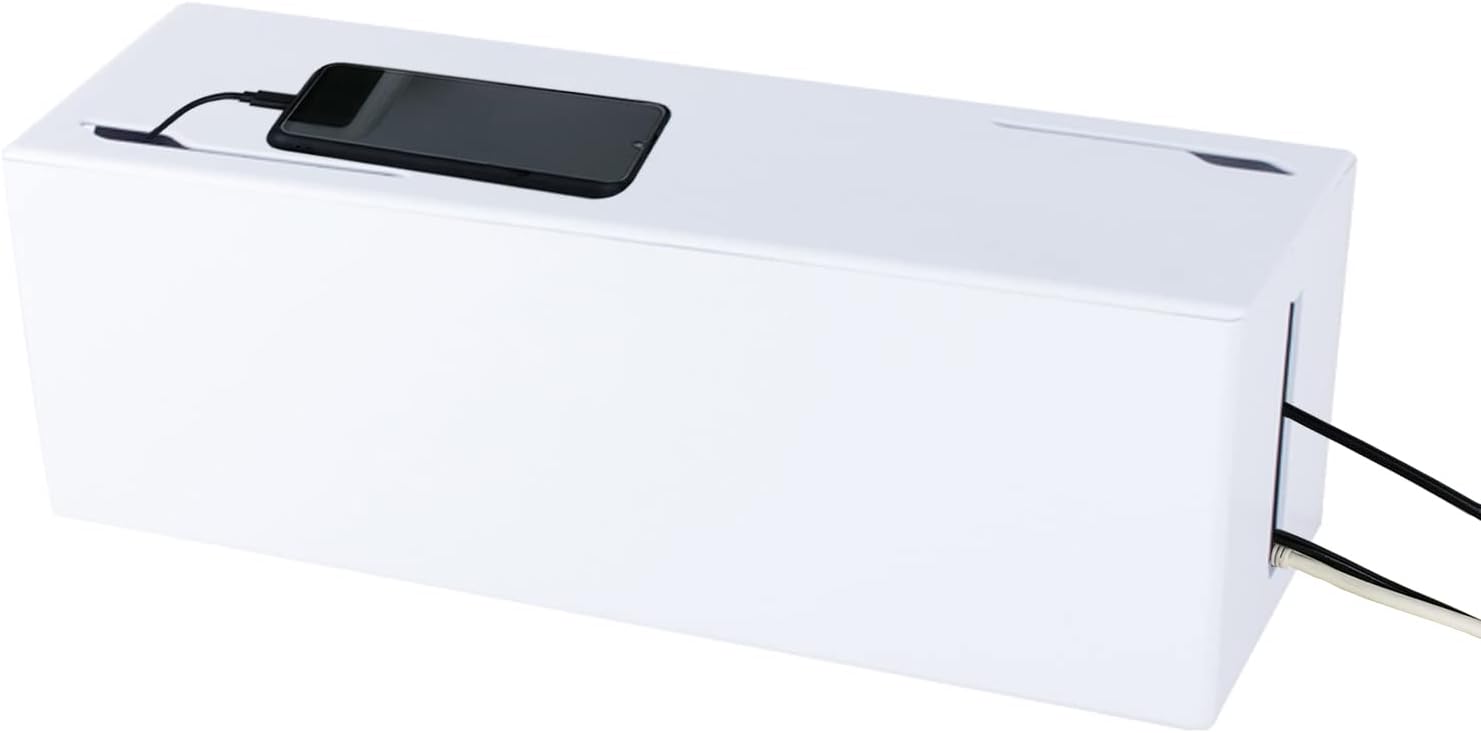 Cable Tidy Box Cable Storage Box Management Cable Organizer Box for ...