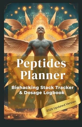 Peptides Planner: Biohacking Stack Tracker & Dosage Logbook: Creative ...