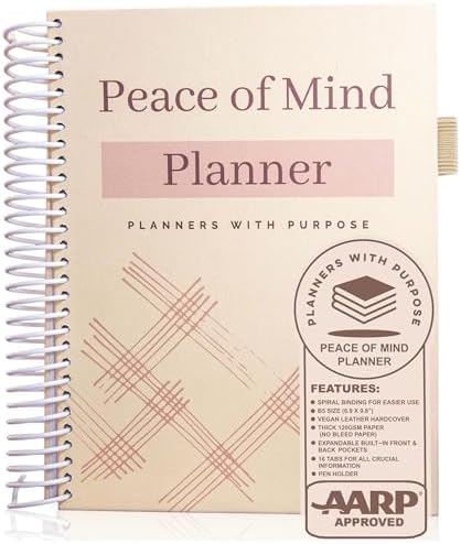 Amazon.com : End of Life Planner for Seniors - Guided Estate Planning ...