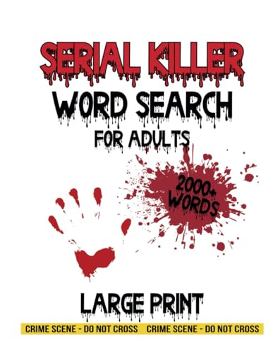 Serial Killer Word Search...B0CRZC9S3X | Encarguelo.com.ve