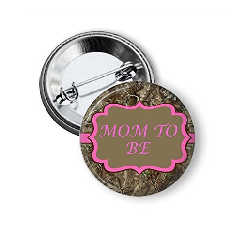 Amazon.com: Mom To Be Button - Grandmom to Be Button - Camo Baby Shower ...