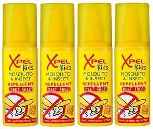 Xpel Mosquito & Insect Repellent Pump Spray KIDS 70ml (4 PACK) : Amazon ...