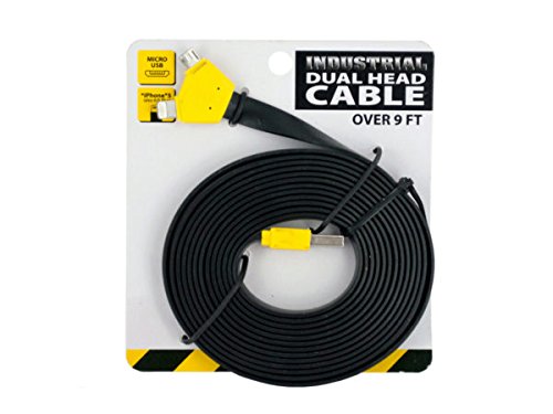Amazon.com: bulk buys Industrial Dual Head USB Sync/Charge Cable - Pack ...