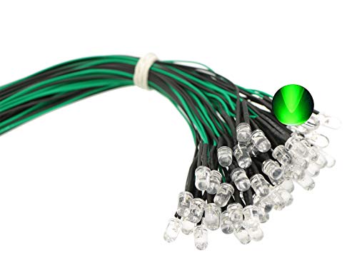 Snapklik.com : Ultra Bright 12v Pre Wired LED Diodes Light -Green Pack ...