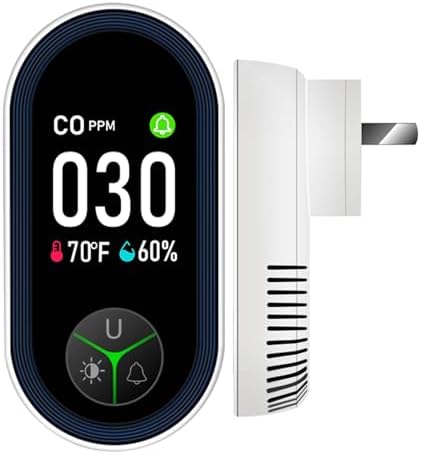 First Alert CO615A Carbon Monoxide Plug-In Alarm with Battery Backup ...