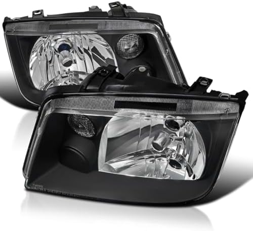 SPEC-D TUNING Black Headlights w/o Built-in Fog Lights Compatible with ...