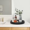 Amazon.com: Black Decorative Tray for Coffee Table Centerpieces,Black ...