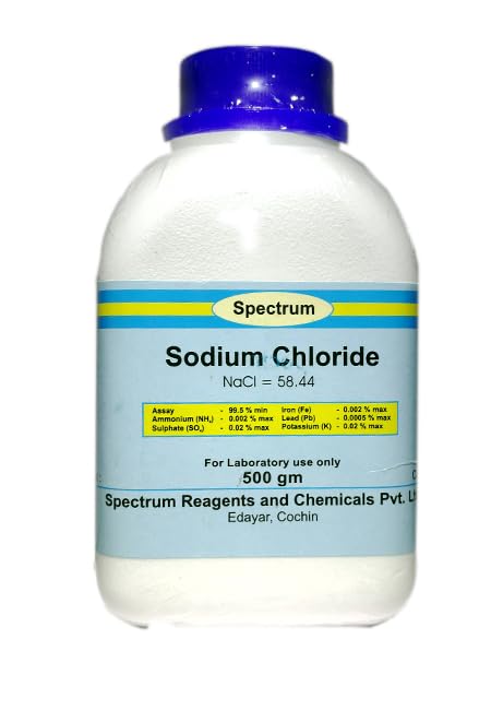 Sodium Chloride (NaCl, 500g) SPECTRUM : Amazon.in: Industrial & Scientific