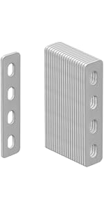 Amazon.com: GBGS 10 Pcs 14-1/8" Black Adjustable Slotted Mending Plate ...