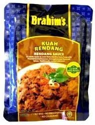 Brahim's Rendang Cooking Sauce - Ready-to-Cook Malaysian Sauce - Halal ...