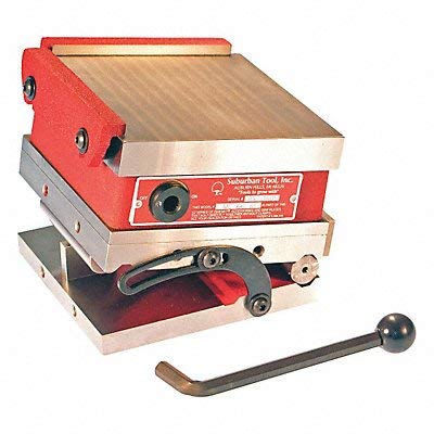 Suburban Tool 6 x 6 x 4-5/8" Single Angle Sine Plate With Fine Pole ...