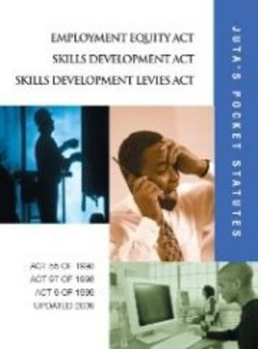 Employment Equity Act / Skills Development Act / Skills Development ...