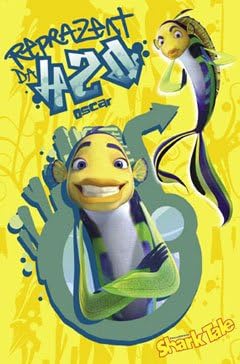 Amazon.com: Shark Tale Movie Poster Featuring Oscar 23 x 35 Inches ...