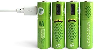 Amazon.com: Smartoools AA USB Rechargeable Micro Battery (4 Pack ...