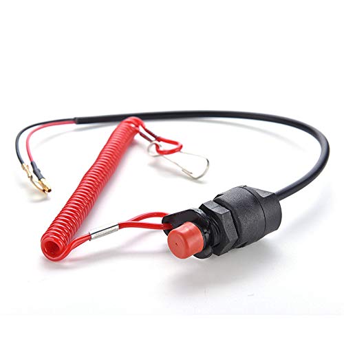 Universal Emergency Engine Kill Stop Switch with Tether Lanyard Cord ...