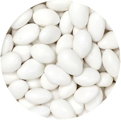 Amazon.com : White Jordan Almonds, 2 Pound Jordan Almonds Bulk Bag ...
