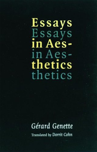 Amazon.com: Essays in Aesthetics (Stages): 9780803221970: Genette ...