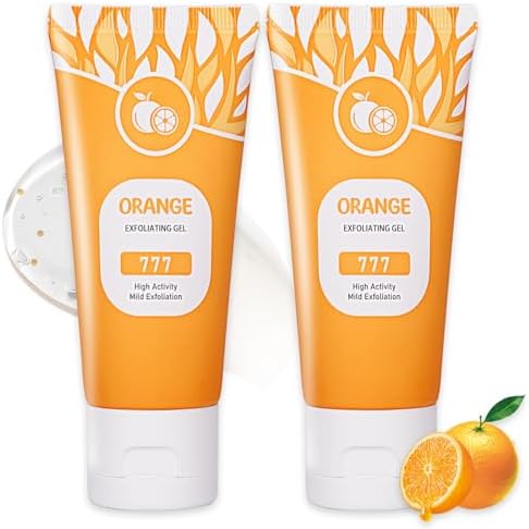 Amazon.com: Orange Exfoliating Gel Scrub for Face and Body Skin, Deep ...