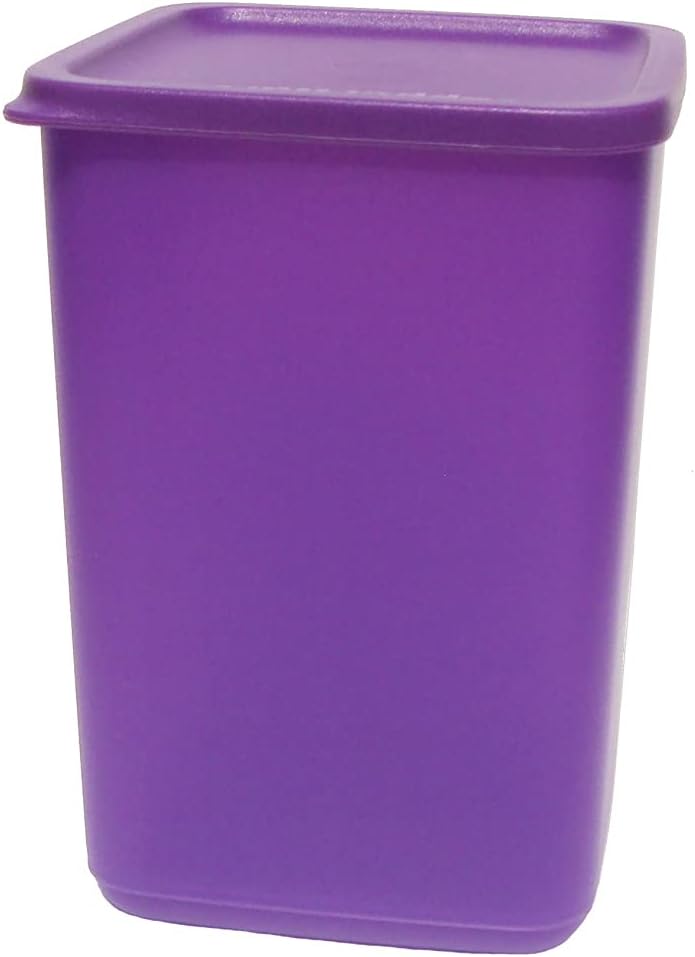 Amazon.com: Tupperware Basic Bright Square Round Modular Canister 9.25c ...