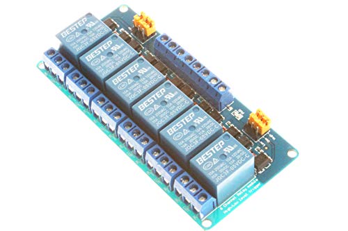 Snapklik.com : NOYITO 6-Channel Relay Module 5V 12V 24V High Low Level Trigger
