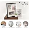 Amazon.com - A4 Shadow Box Picture Frame, 2 Pcs 1.8" Deep Wood & Glass ...