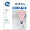 GE SOFT PINK LIGHT BULBS - 97483 specialty A19 bulbs (Pack of 12 ...