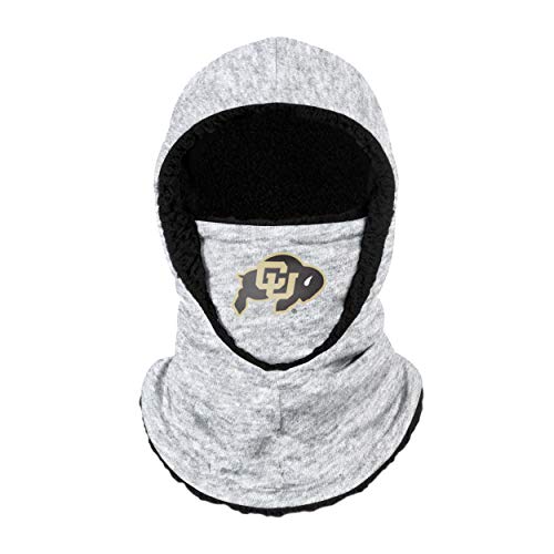 FOCO Colorado Buffaloes NCAA Heather Grey Big Logo Hooded Gaiter, Adult ...