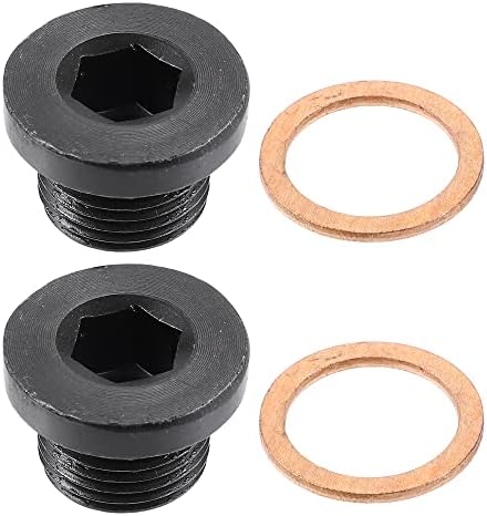 Amazon.com: Autokemat Engine Oil Pan Drain Plug with Seal Ring ...
